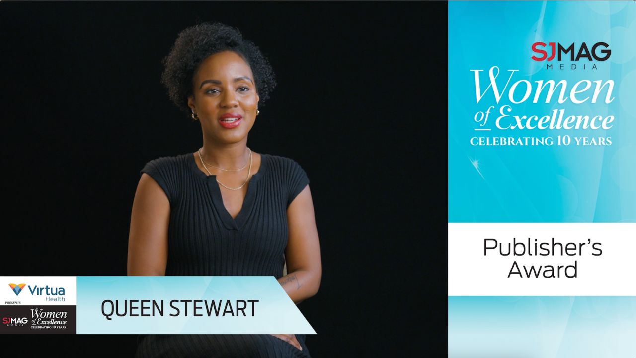 Queen Stewart Accepts Publisher’s Award: 2025 Women of Excellence - SJ ...
